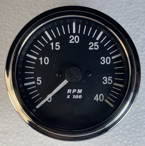 Tachometers Magnetic Pick Up (Chrome Bezel/Black Dial) – Veethree
